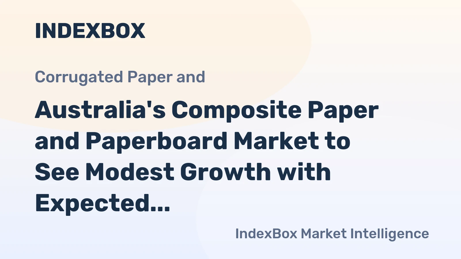 Australia's Composite Paper and Paperboard Market to See Modest Growth with Expected CAGR of +0.2% from 2024 to 2035