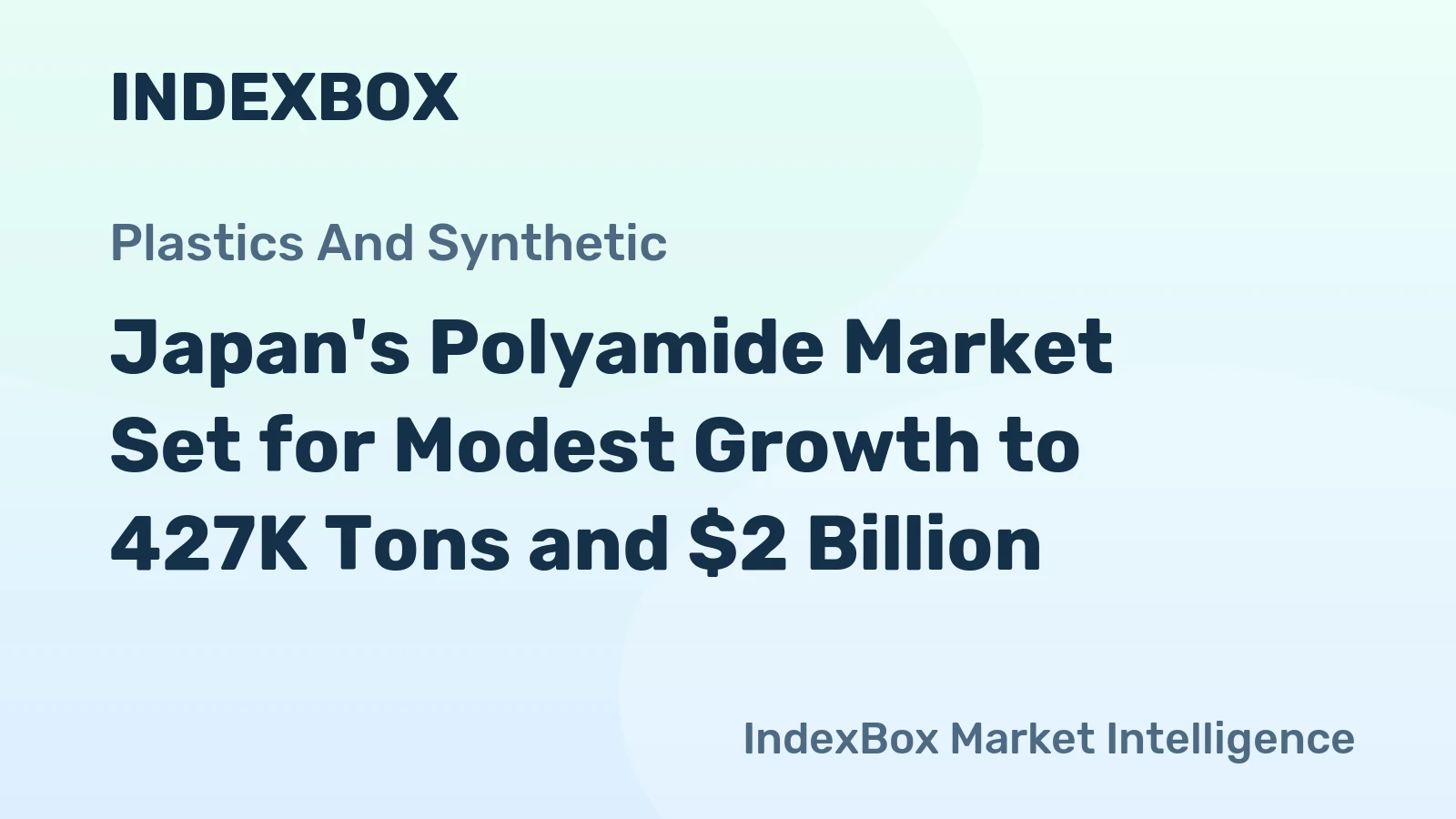 Japan's Polyamide Market Set for Modest Growth to 427K Tons and $2 Billion