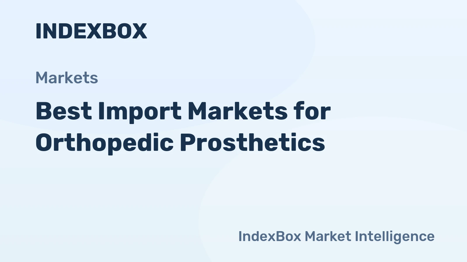 Best Import Markets for Orthopedic Prosthetics