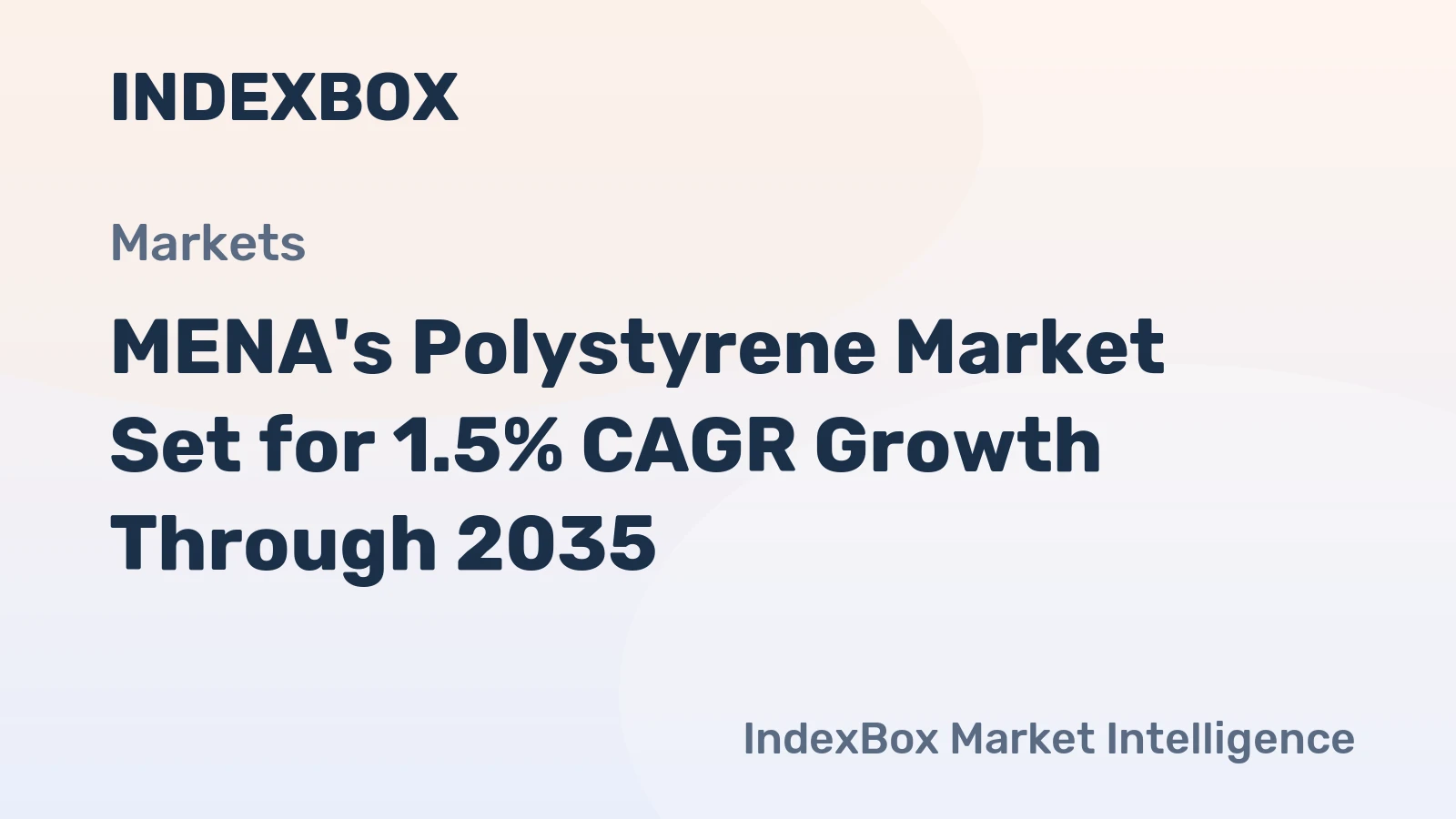 MENA's Polystyrene Market Set for 1.5% CAGR Growth Through 2035