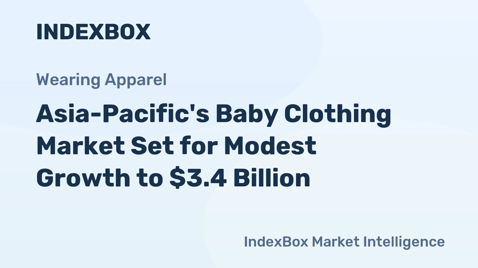 Asia-Pacific's Baby Clothing Market Set for Modest Growth to $3.4 Billion