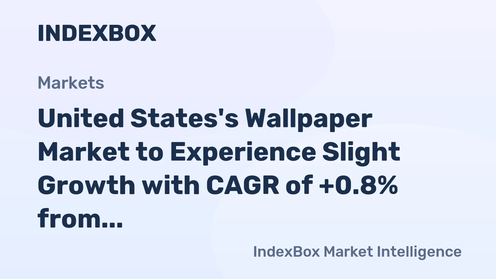 United States's Wallpaper Market to Experience Slight Growth with CAGR of +0.8% from 2024 to 2035