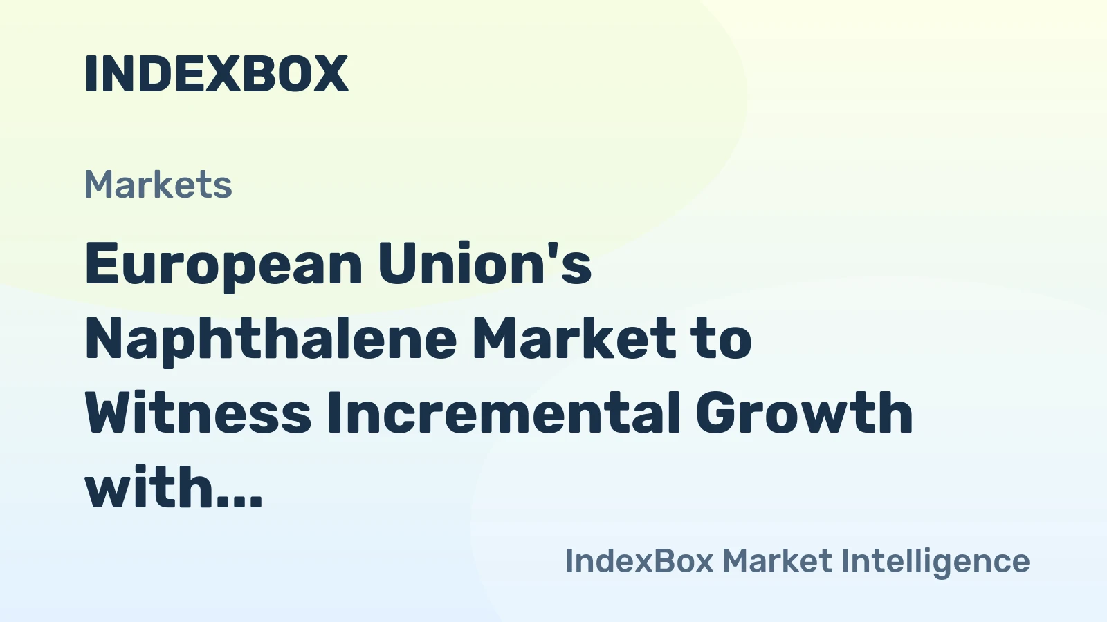 European Union's Naphthalene Market to Witness Incremental Growth with a CAGR of +0.6% from 2024 to 2035