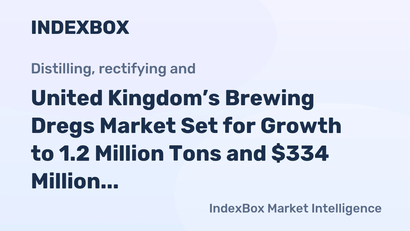 United Kingdom’s Brewing Dregs Market Set for Growth to 1.2 Million Tons and $334 Million Value