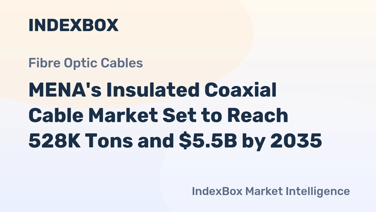 MENA's Insulated Coaxial Cable Market Set to Reach 528K Tons and $5.5B by 2035