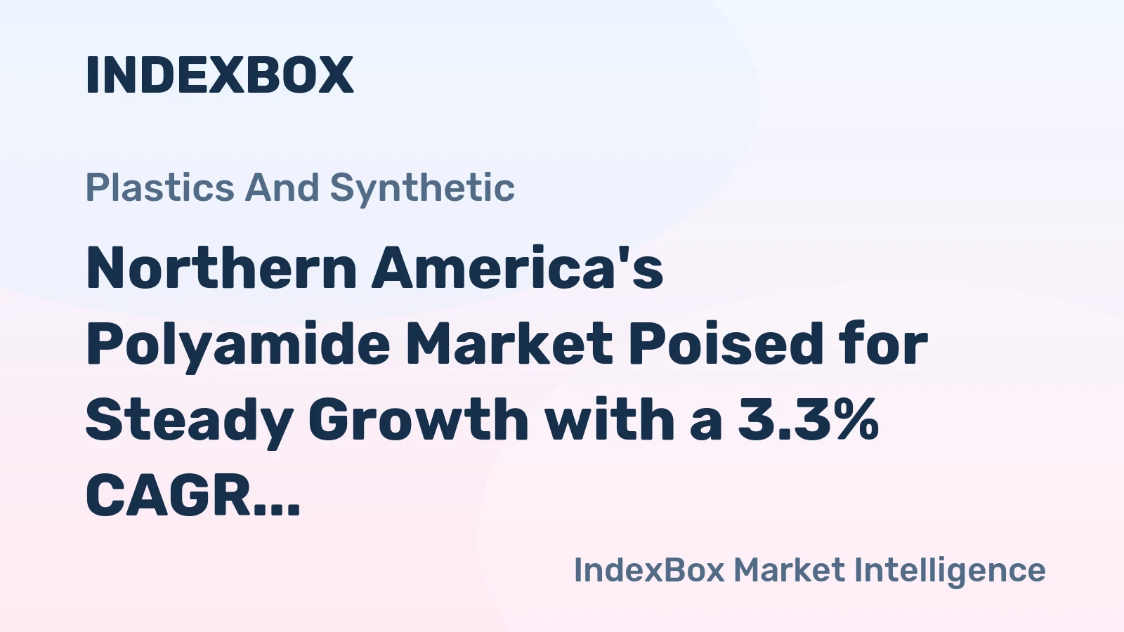 Northern America's Polyamide Market Poised for Steady Growth with a 3.3% CAGR in Value
