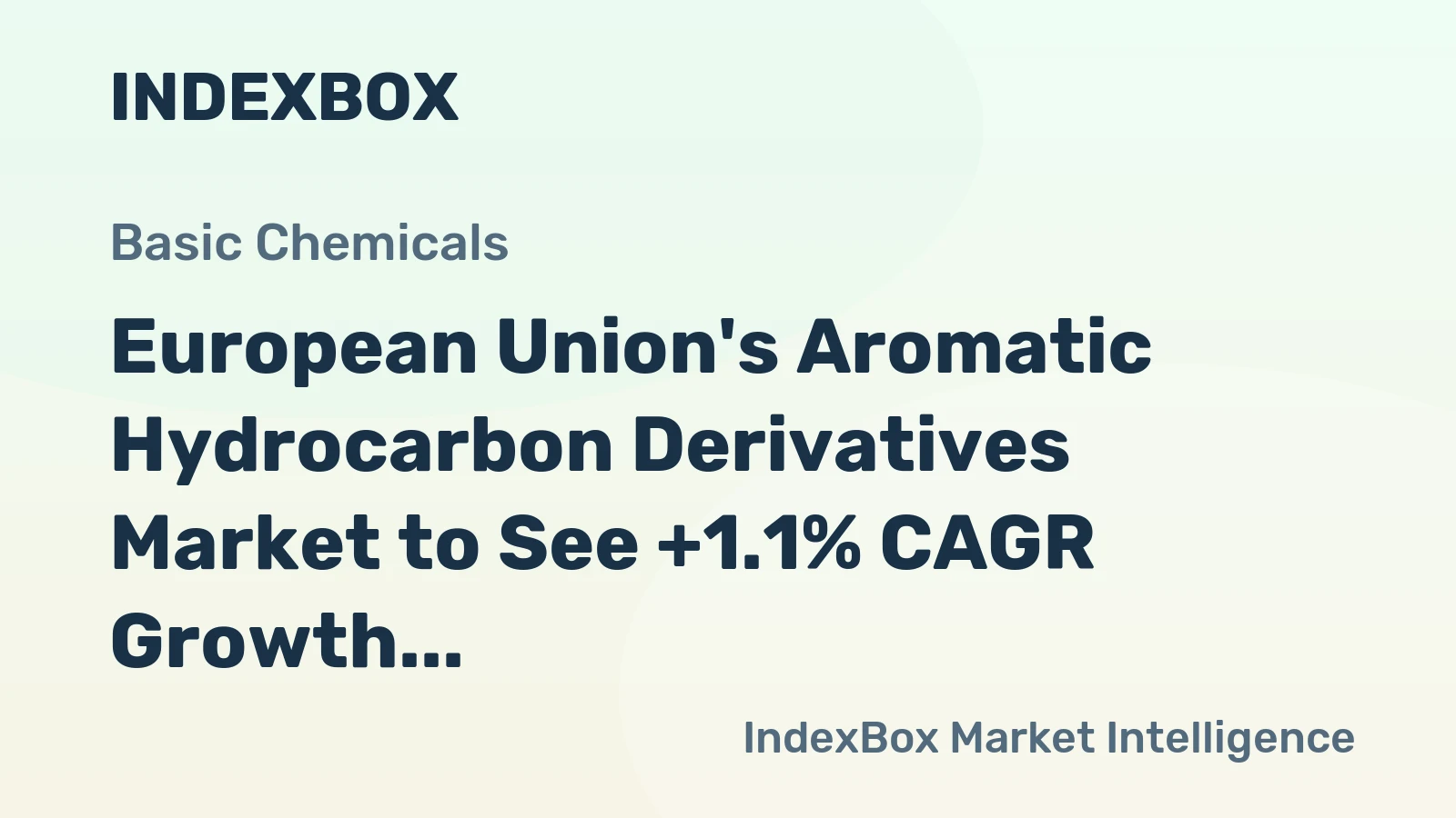 European Union's Aromatic Hydrocarbon Derivatives Market to See +1.1% CAGR Growth by 2035