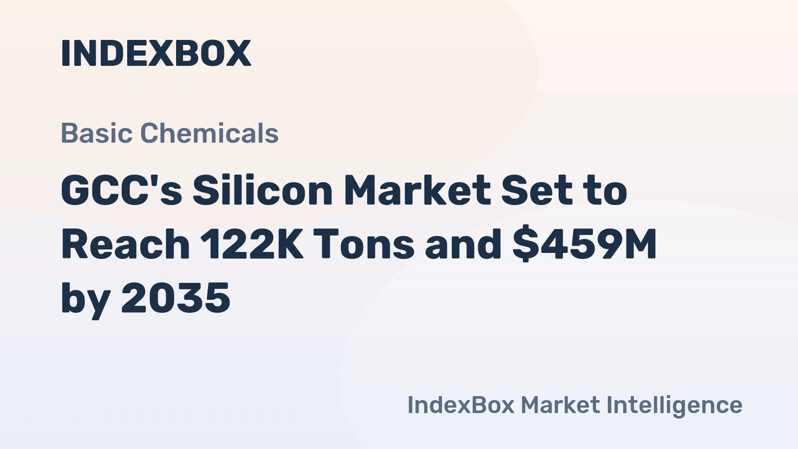 GCC's Silicon Market Set to Reach 122K Tons and $459M by 2035