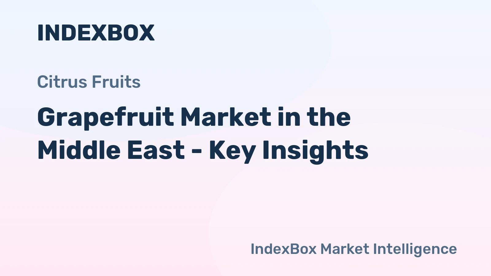Grapefruit Market in the Middle East - Key Insights
