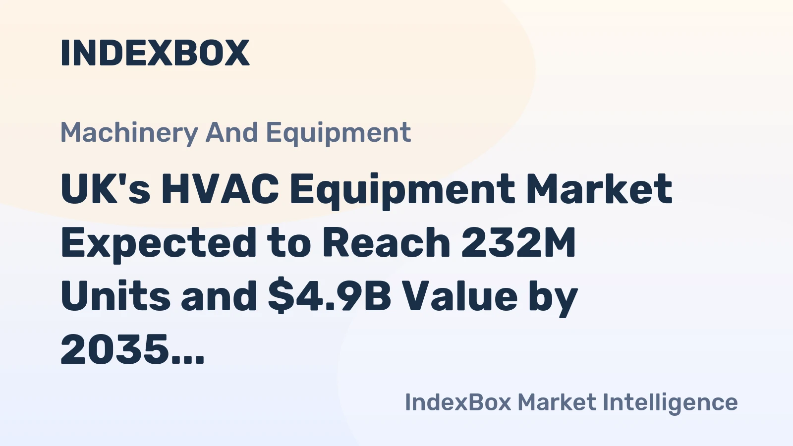 UK's HVAC Equipment Market Expected to Reach 232M Units and $4.9B Value by 2035