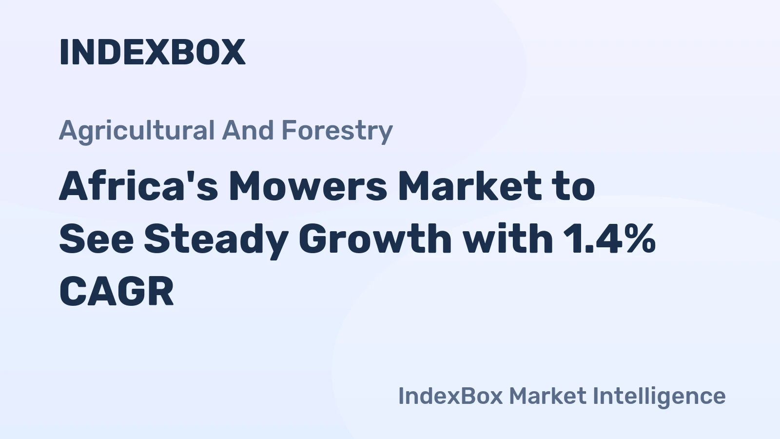 Africa's Mowers Market to See Steady Growth with 1.4% CAGR