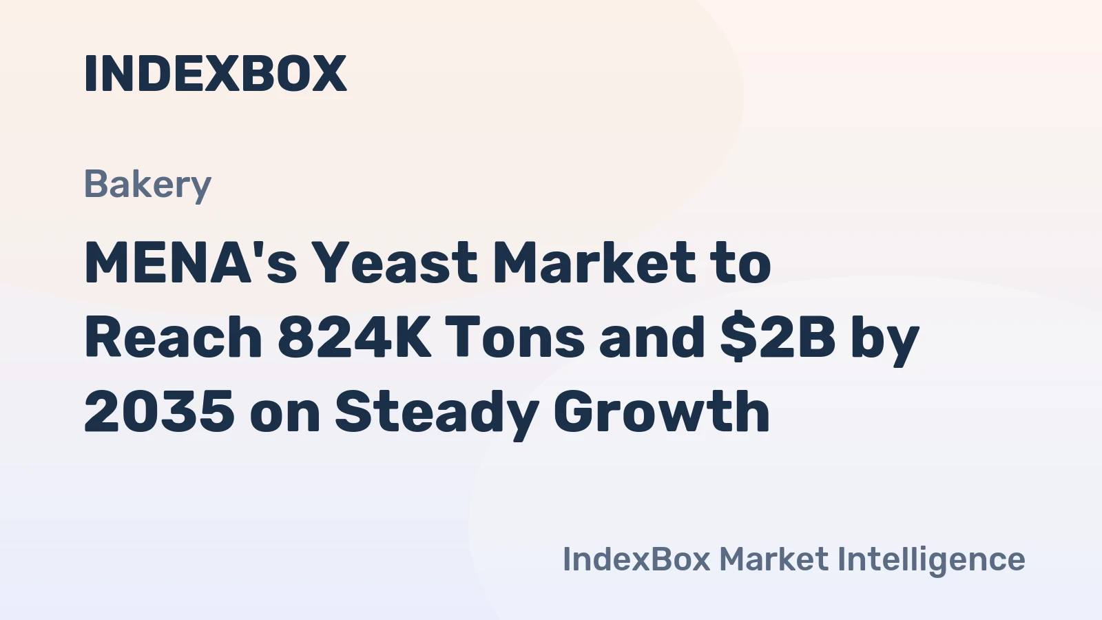 MENA's Yeast Market to Reach 824K Tons and $2B by 2035 on Steady Growth