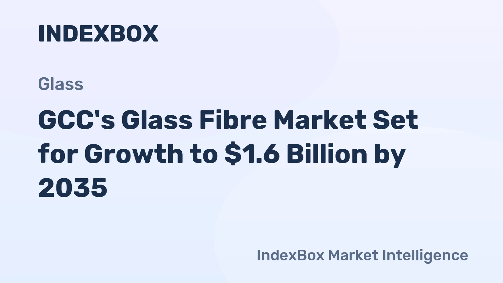GCC's Glass Fibre Market Set for Growth to $1.6 Billion by 2035