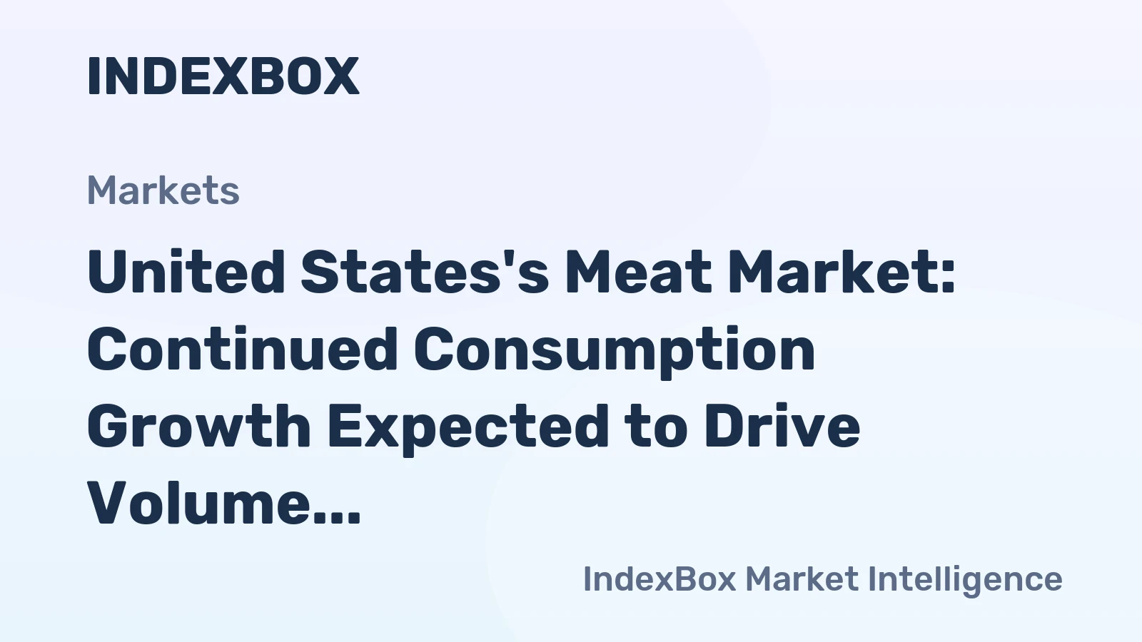 United States's Meat Market: Continued Consumption Growth Expected to Drive Volume to 25M tons and Value to $119.1B by 2035