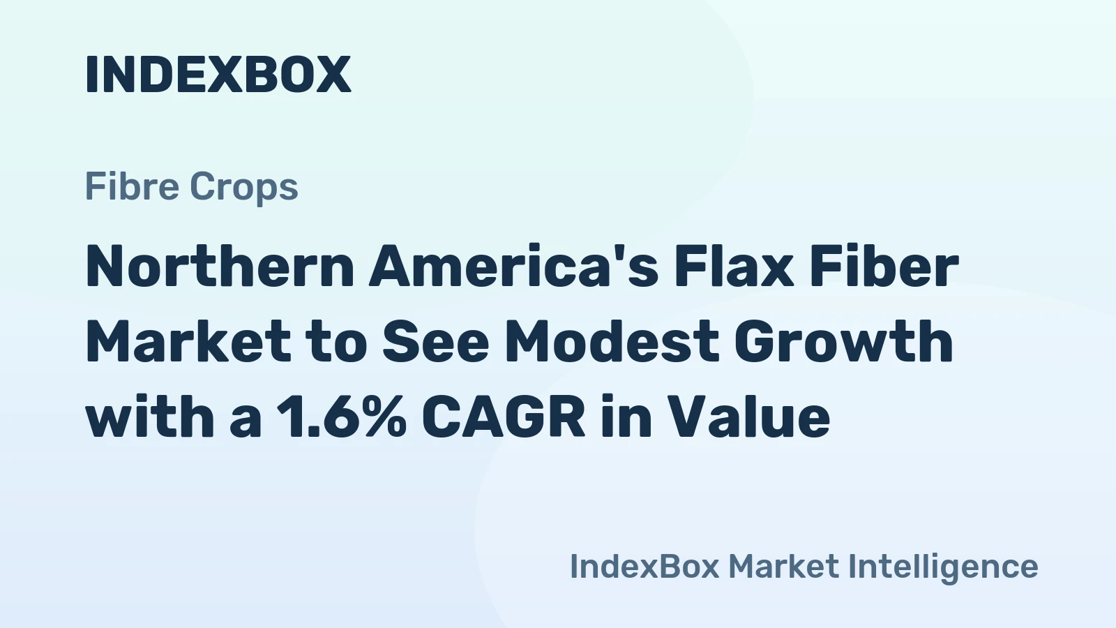 Northern America's Flax Fiber Market to See Modest Growth with a 1.6% CAGR in Value