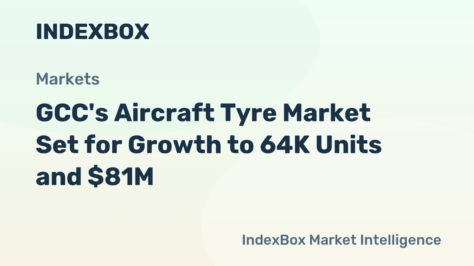 GCC's Aircraft Tyre Market Set for Growth to 64K Units and $81M