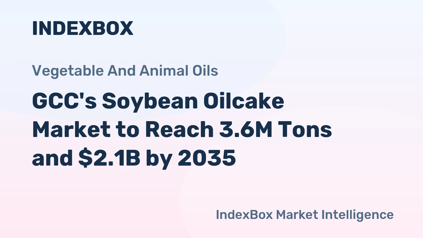 GCC's Soybean Oilcake Market to Reach 3.6M Tons and $2.1B by 2035
