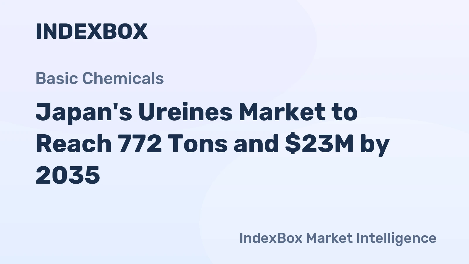 Japan's Ureines Market to Reach 772 Tons and $23M by 2035