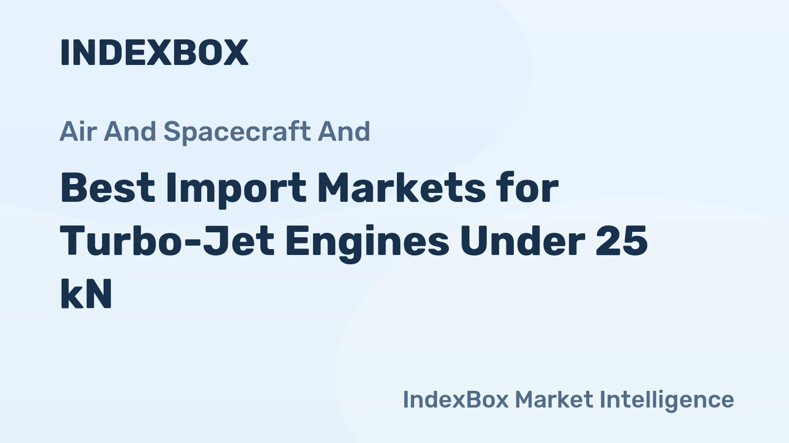 Best Import Markets for Turbo-Jet Engines Under 25 kN