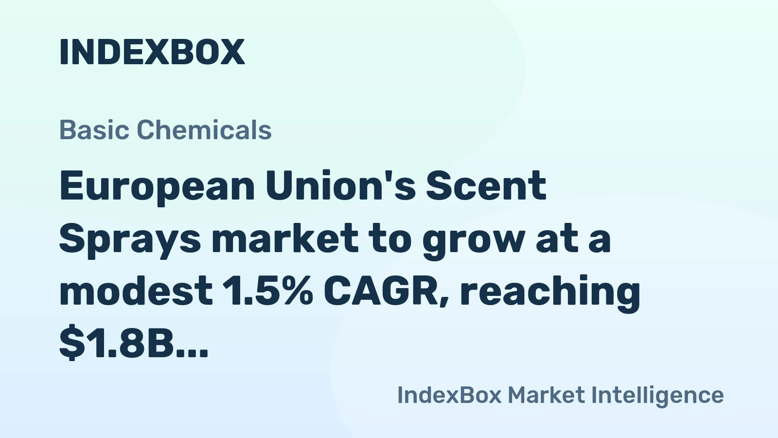 European Union's Scent Sprays market to grow at a modest 1.5% CAGR, reaching $1.8B by 2035.