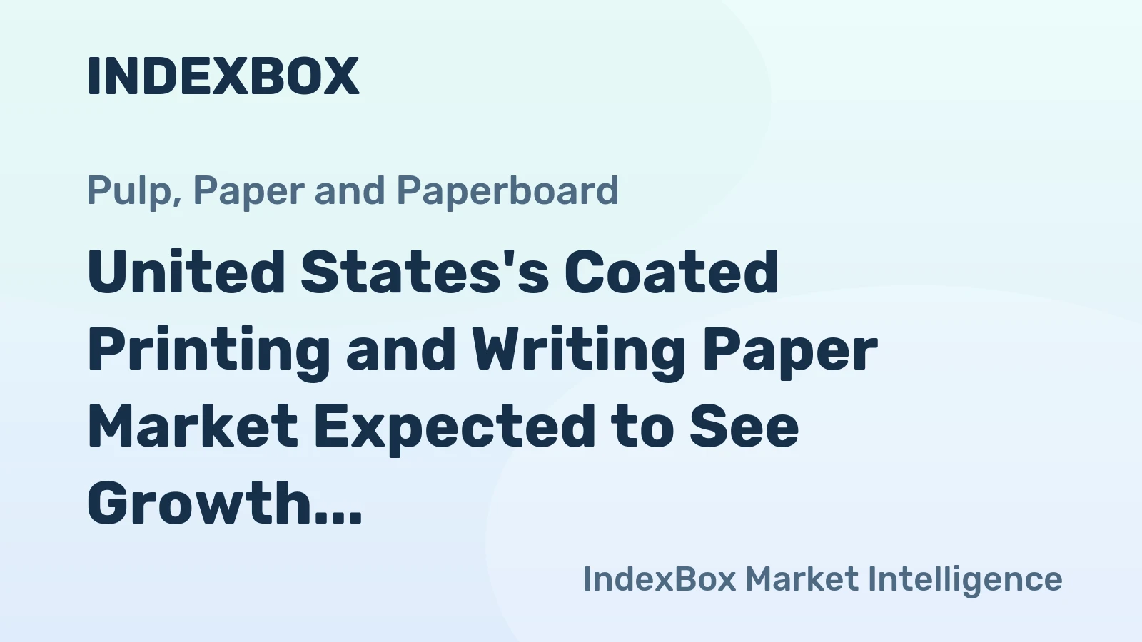 United States's Coated Printing and Writing Paper Market Expected to See Growth with Volume Reaching 3.8M Tons and Value Hitting $4.6B by 2035