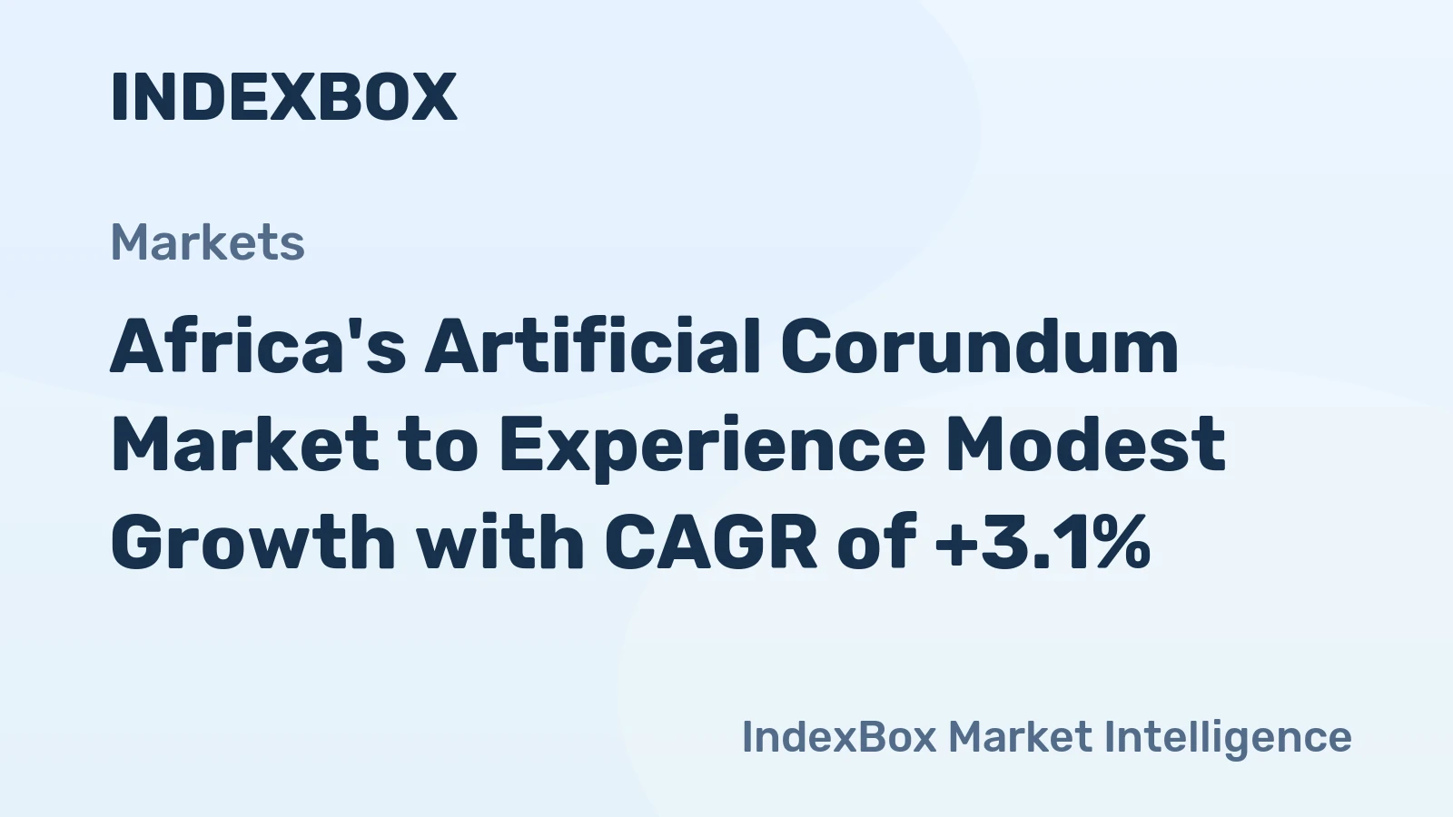Africa's Artificial Corundum Market to Experience Modest Growth with CAGR of +3.1%