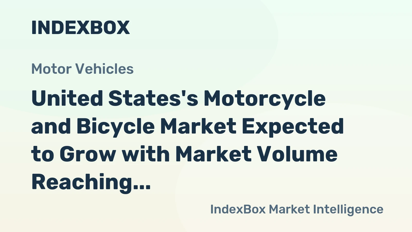 United States's Motorcycle and Bicycle Market Expected to Grow with Market Volume Reaching 17M Units and Market Value to $16.1B by 2035
