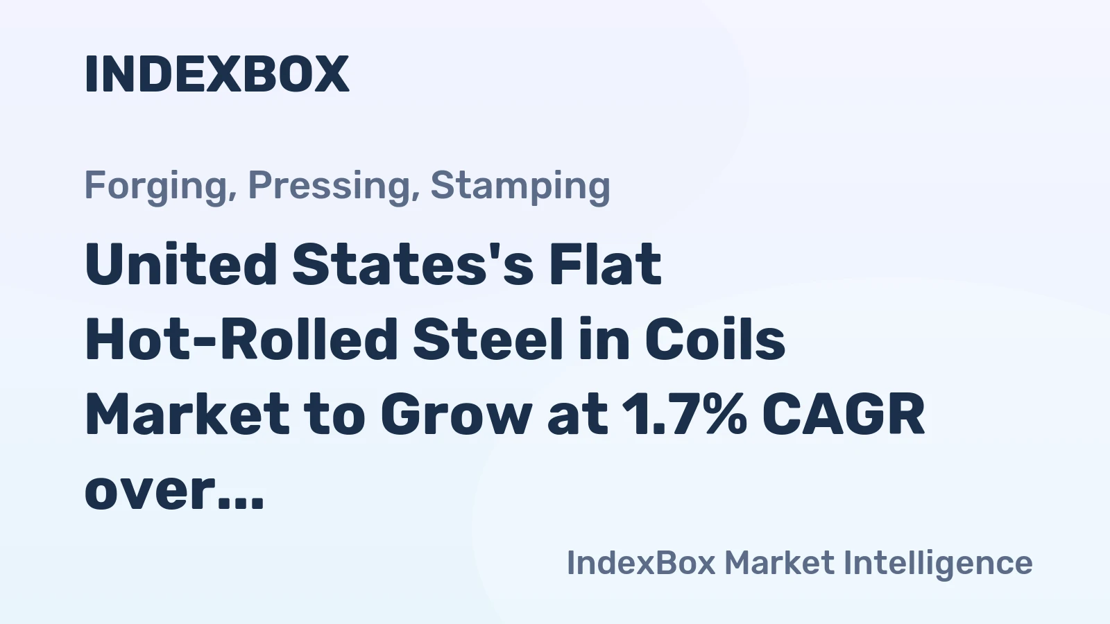 United States's Flat Hot-Rolled Steel in Coils Market to Grow at 1.7% CAGR over Next Decade