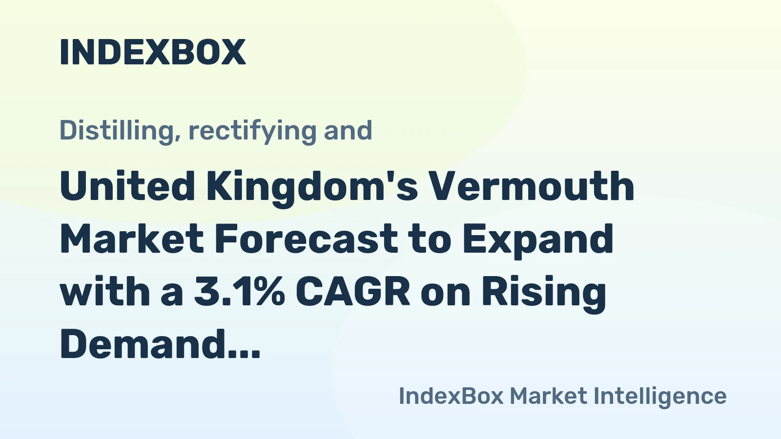 United Kingdom's Vermouth Market Forecast to Expand with a 3.1% CAGR on Rising Demand