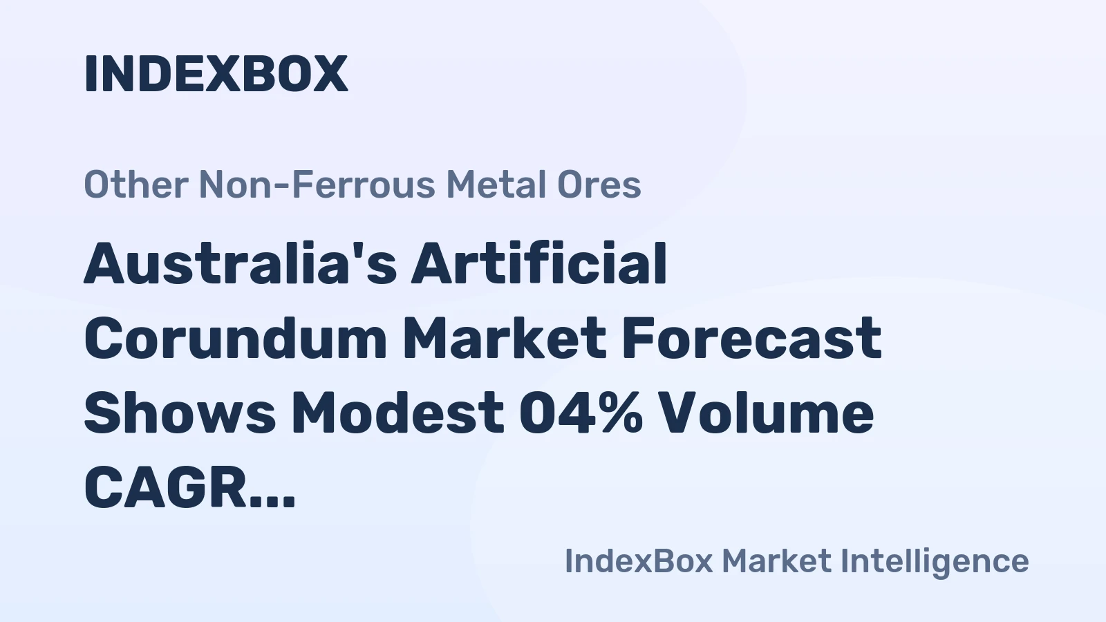 Australia's Artificial Corundum Market Forecast Shows Modest 04% Volume CAGR Growth Through 2035