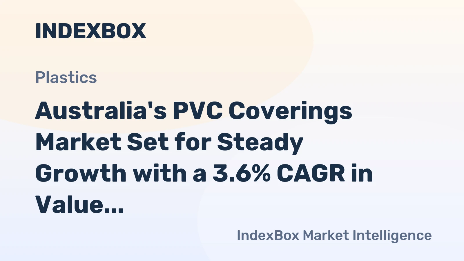 Australia's PVC Coverings Market Set for Steady Growth with a 3.6% CAGR in Value