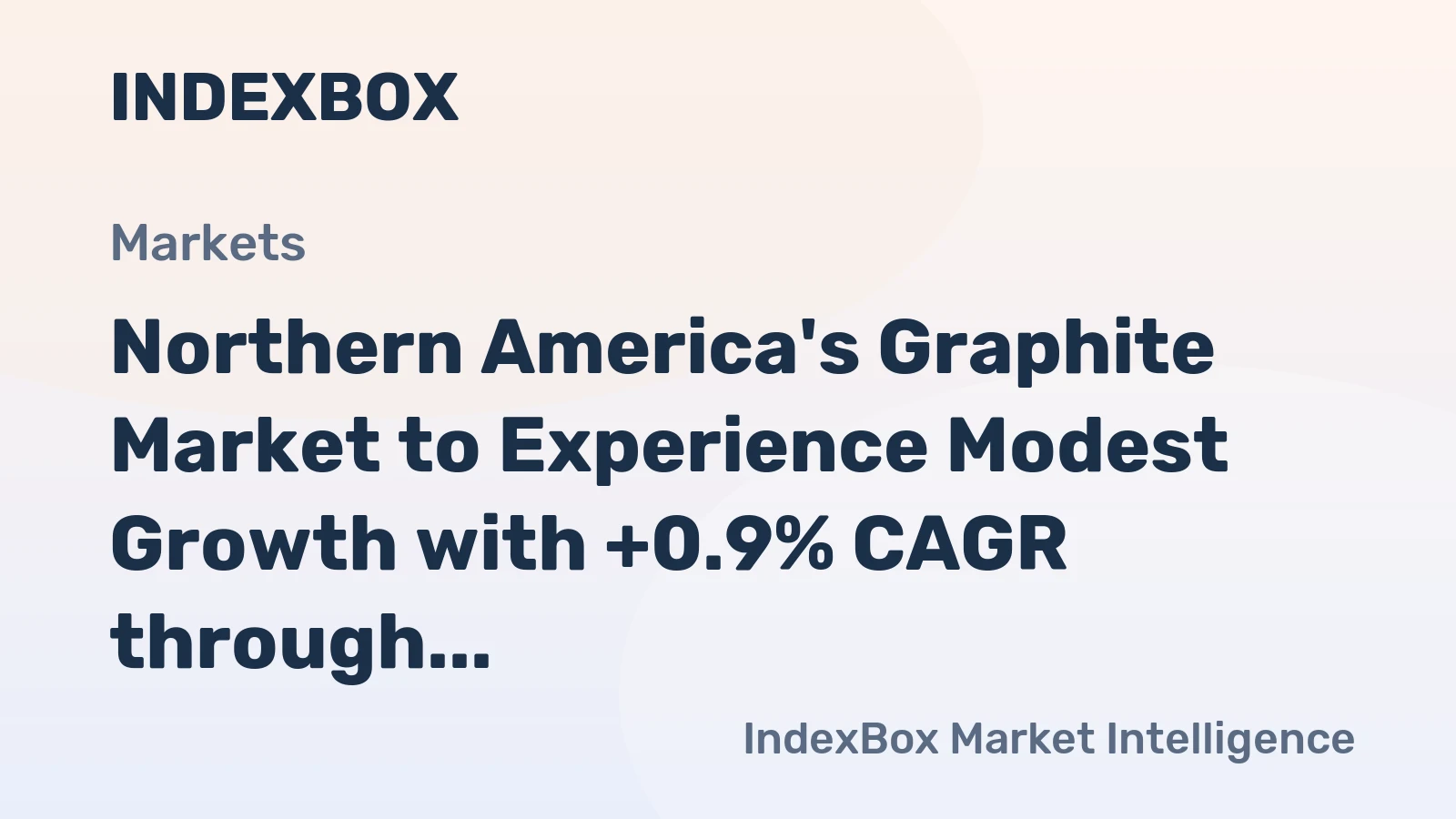 Northern America's Graphite Market to Experience Modest Growth with +0.9% CAGR through 2035