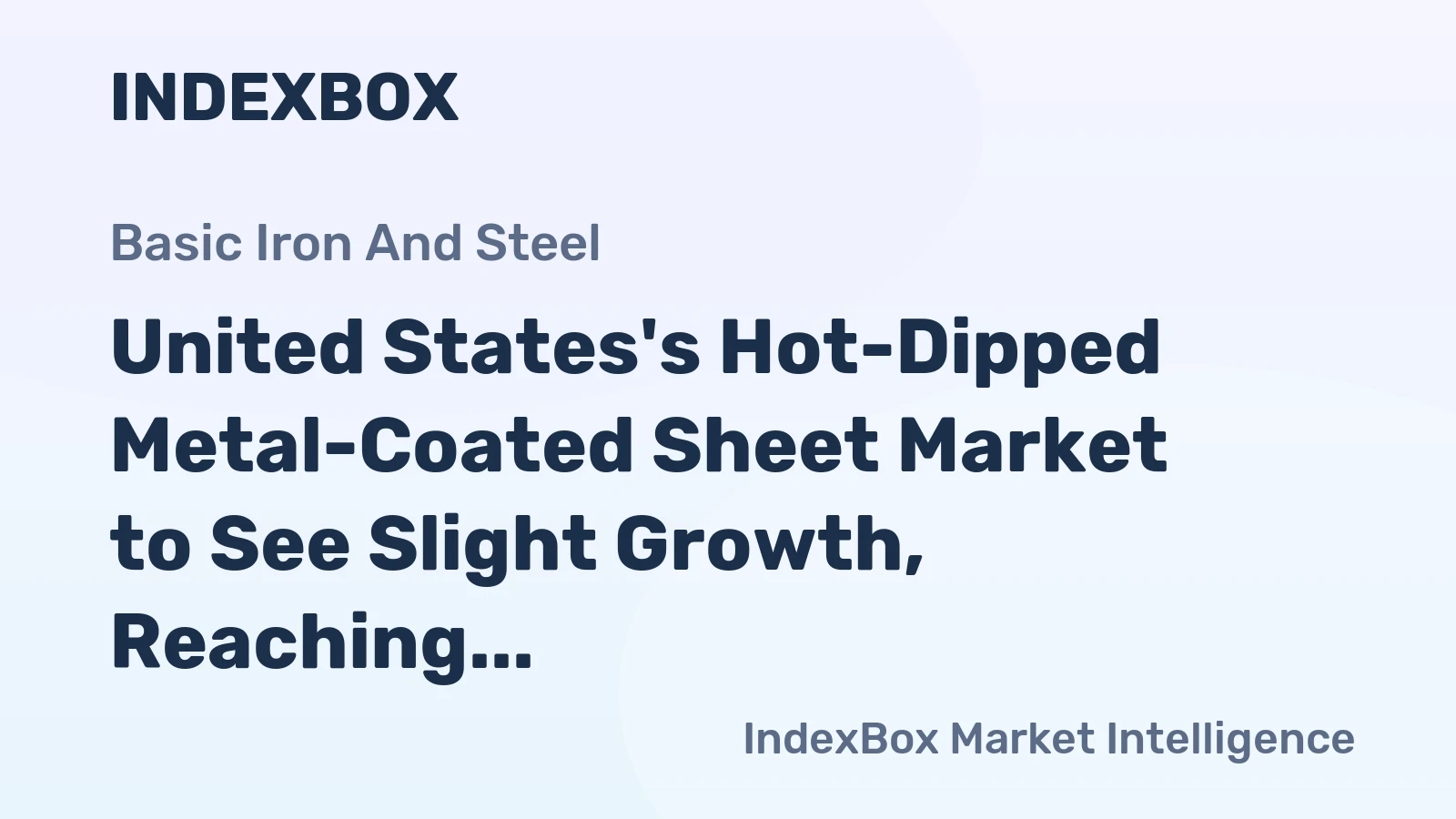 United States's Hot-Dipped Metal-Coated Sheet Market to See Slight Growth, Reaching 30M Tons and $39.6B by 2035