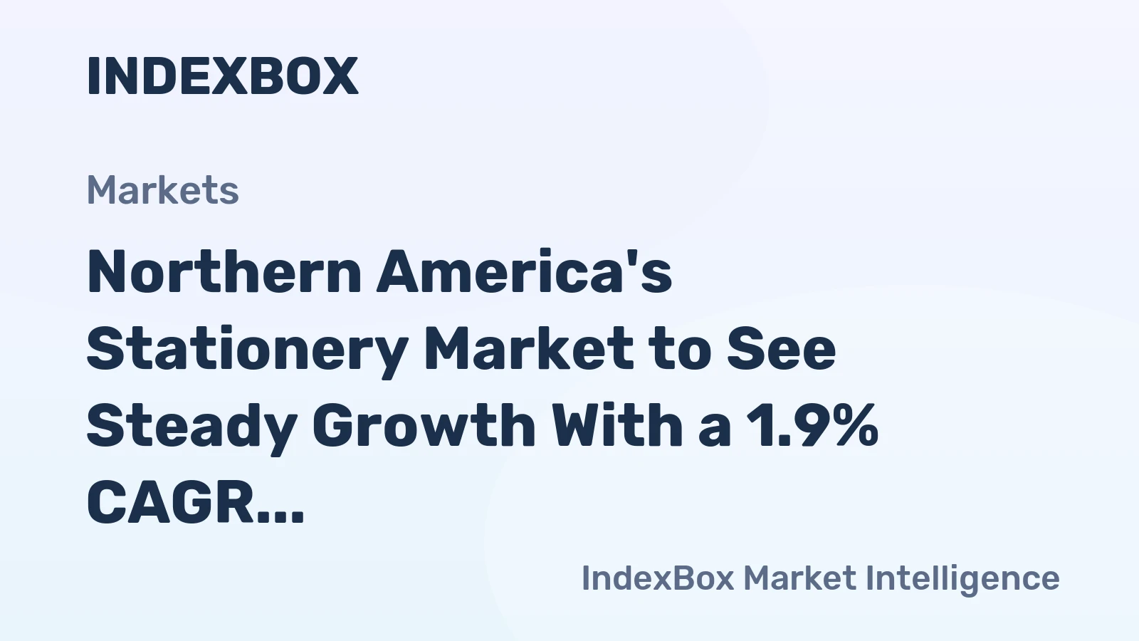 Northern America's Stationery Market to See Steady Growth With a 1.9% CAGR Through 2035