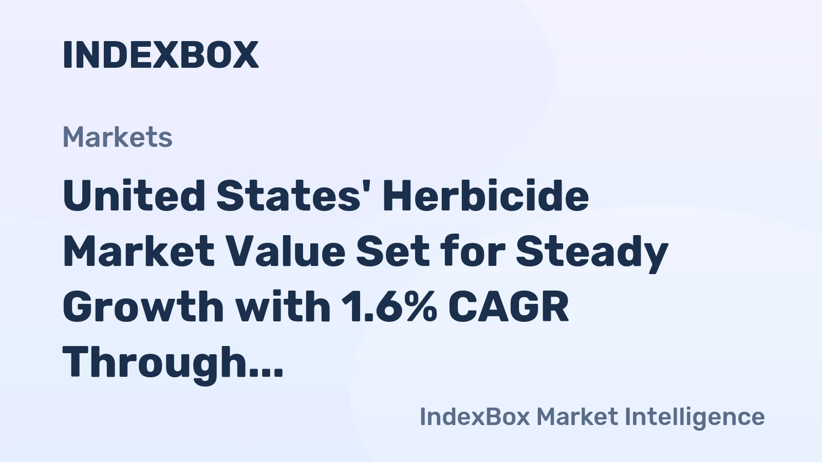 United States' Herbicide Market Value Set for Steady Growth with 1.6% CAGR Through 2035