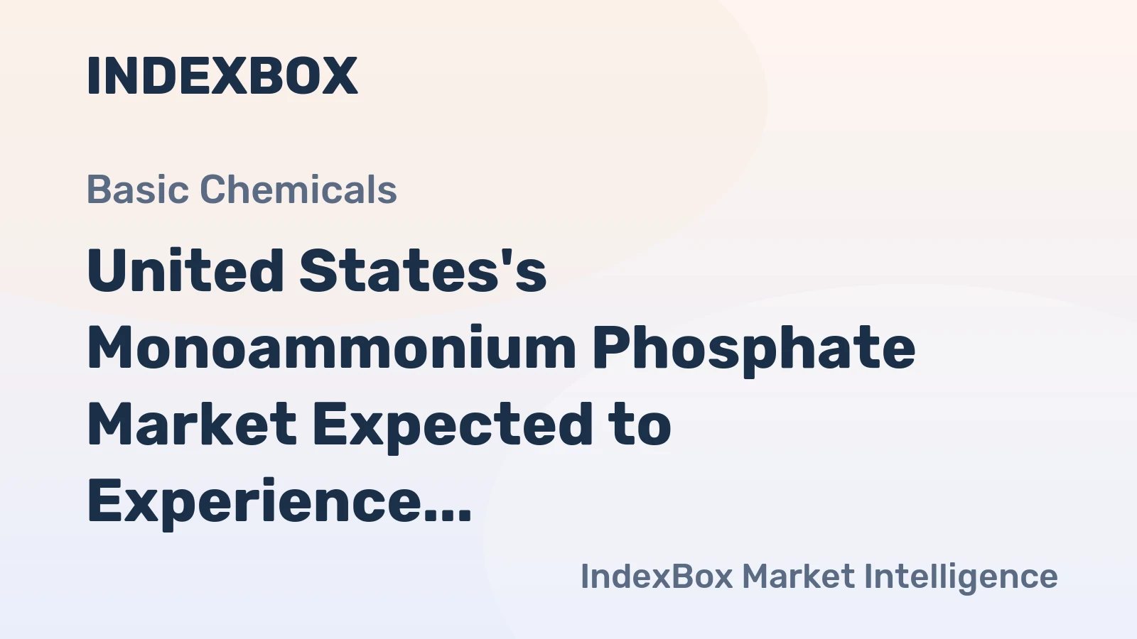 United States's Monoammonium Phosphate Market Expected to Experience Growth with Market Volume Reaching 3.8M Tons by 2035