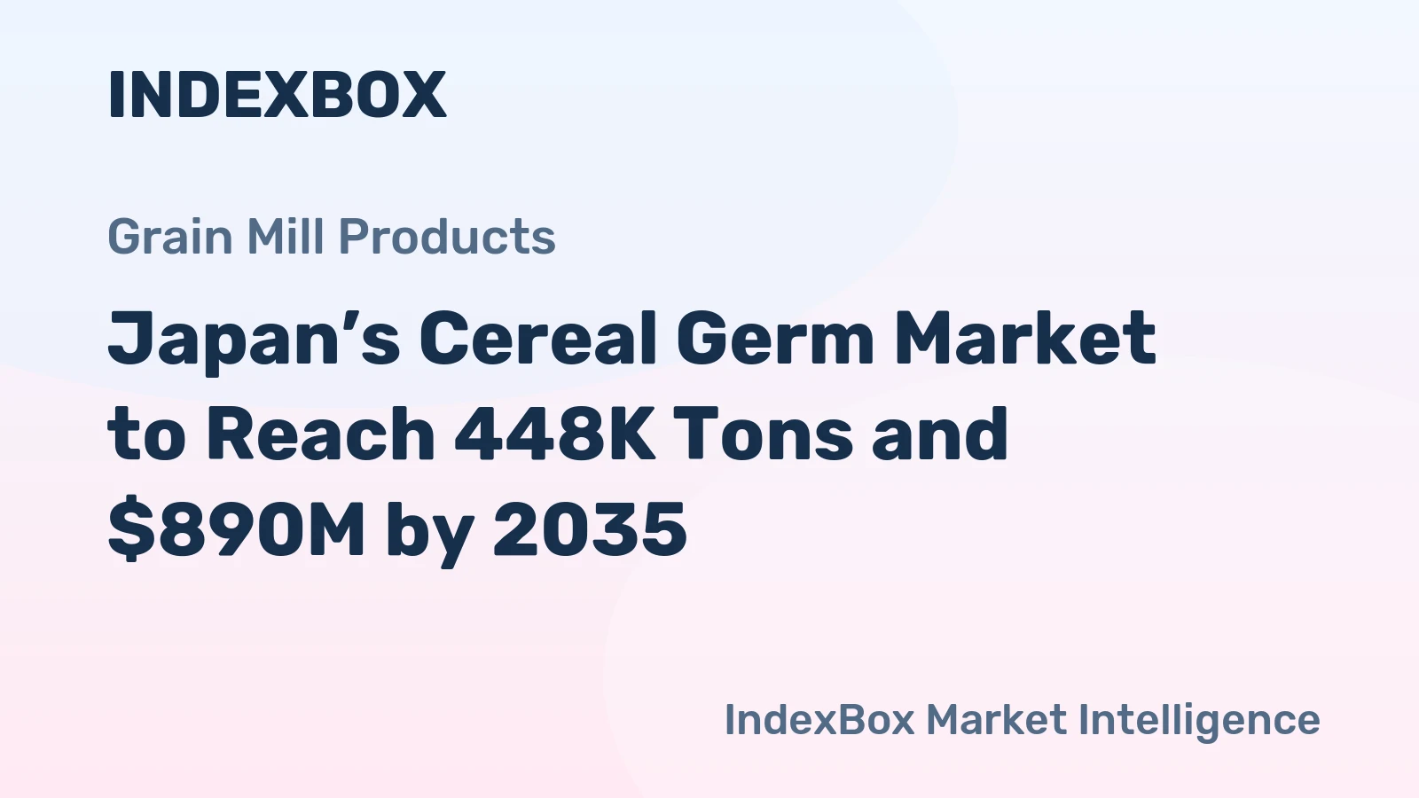 Japan’s Cereal Germ Market to Reach 448K Tons and $890M by 2035