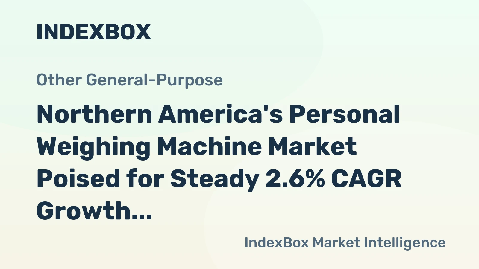 Northern America's Personal Weighing Machine Market Poised for Steady 2.6% CAGR Growth Through 2035