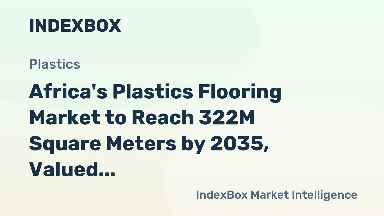 Africa's Plastics Flooring Market to Reach 322M Square Meters by 2035, Valued at $600M
