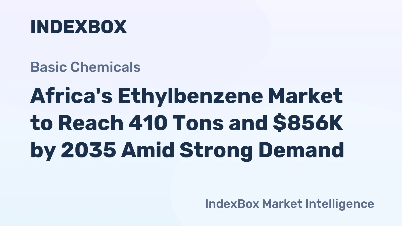 Africa's Ethylbenzene Market to Reach 410 Tons and $856K by 2035 Amid Strong Demand