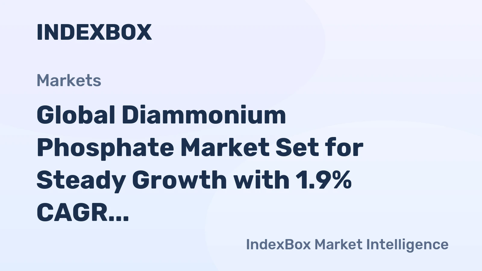 Global Diammonium Phosphate Market Set for Steady Growth with 1.9% CAGR to 2035