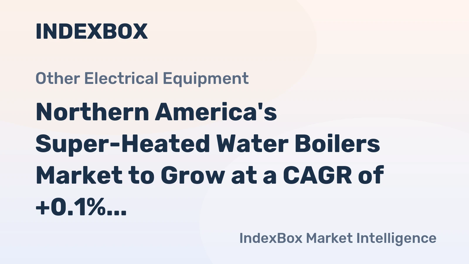 Northern America's Super-Heated Water Boilers Market to Grow at a CAGR of +0.1% from 2024-2035