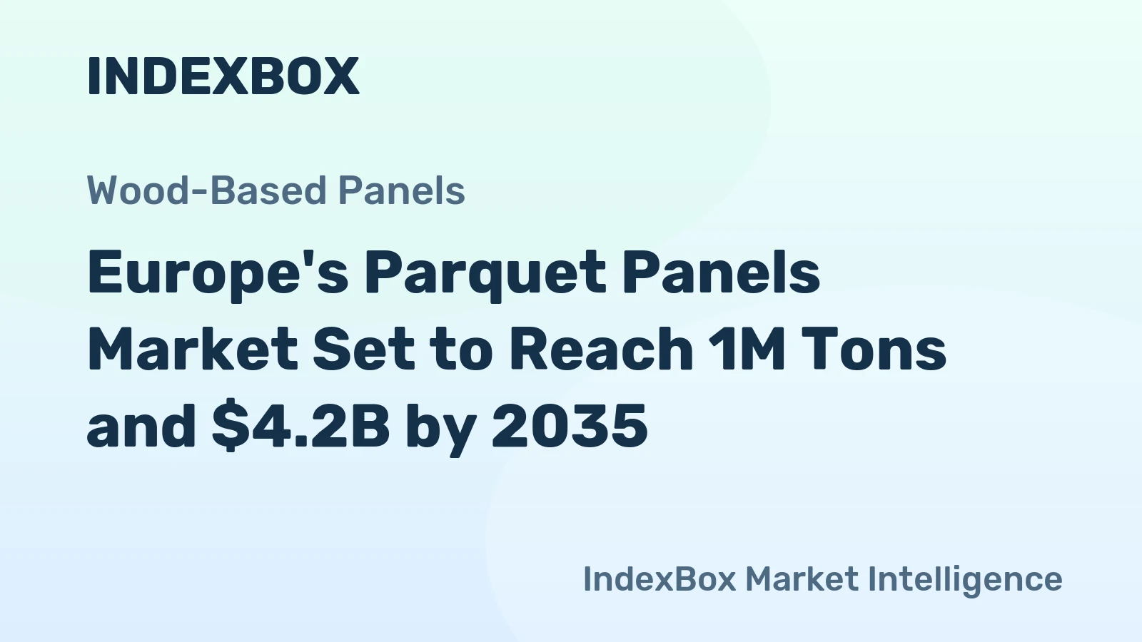 Europe's Parquet Panels Market Set to Reach 1M Tons and $4.2B by 2035