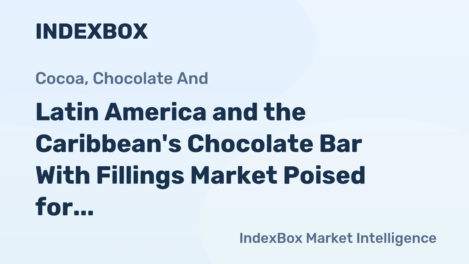 Latin America and the Caribbean's Chocolate Bar With Fillings Market Poised for Steady Growth With +1.4% Volume CAGR Through 2035