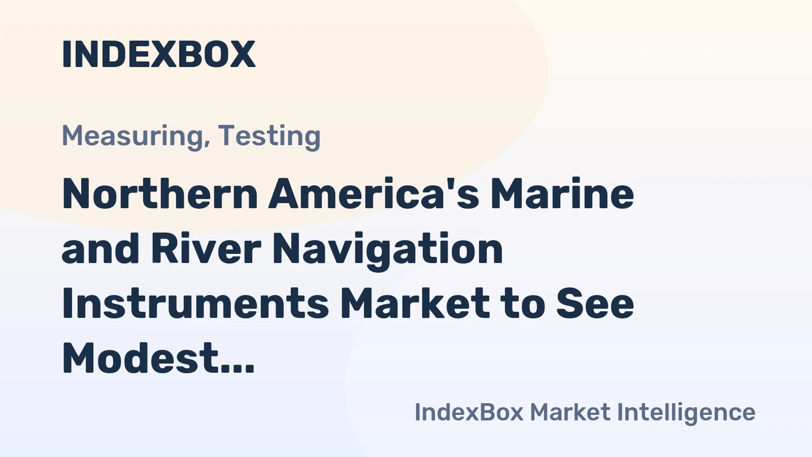 Northern America's Marine and River Navigation Instruments Market to See Modest Growth with +0.4% CAGR