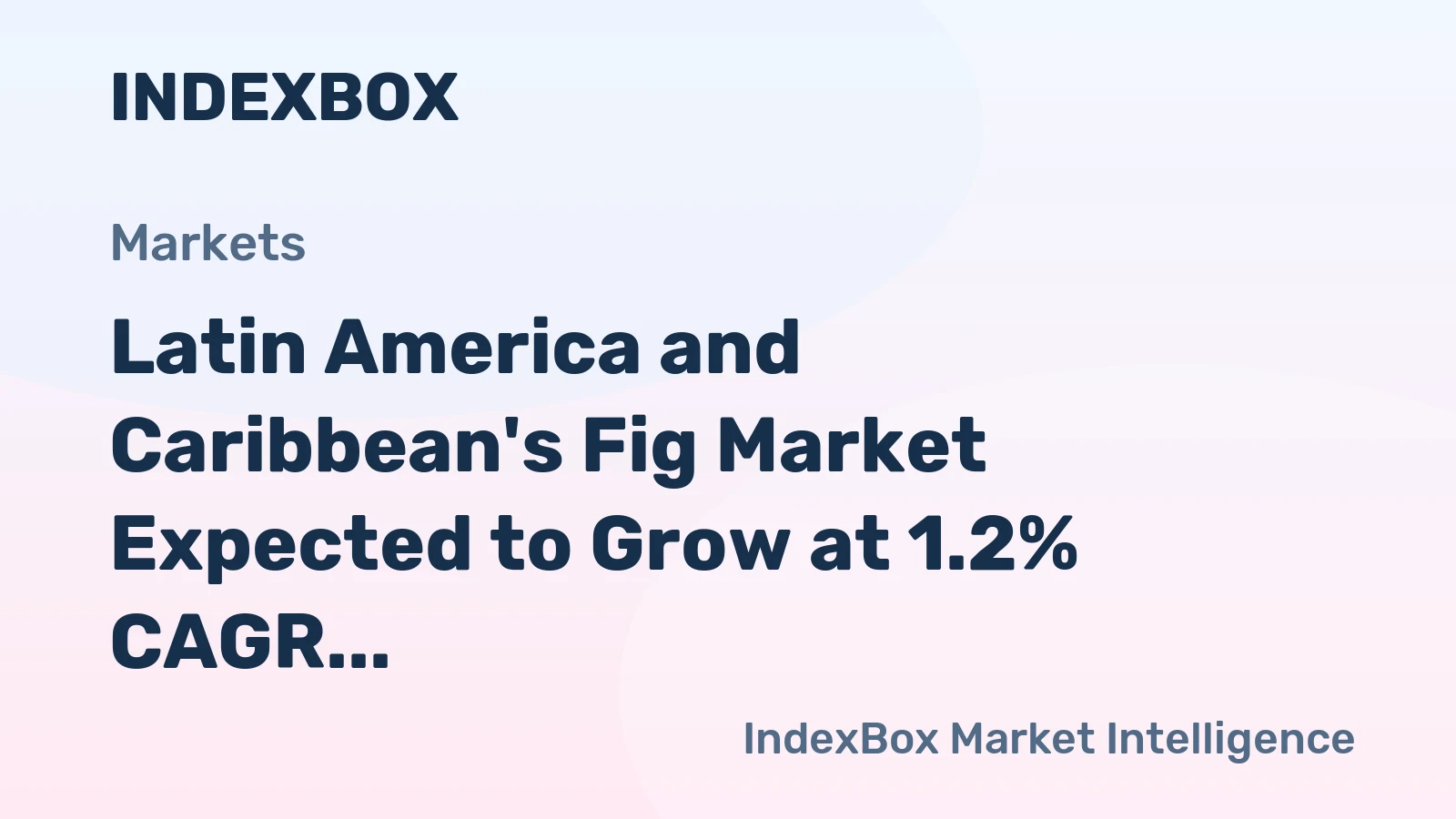 Latin America and Caribbean's Fig Market Expected to Grow at 1.2% CAGR, Reaching 42K Tons by 2035