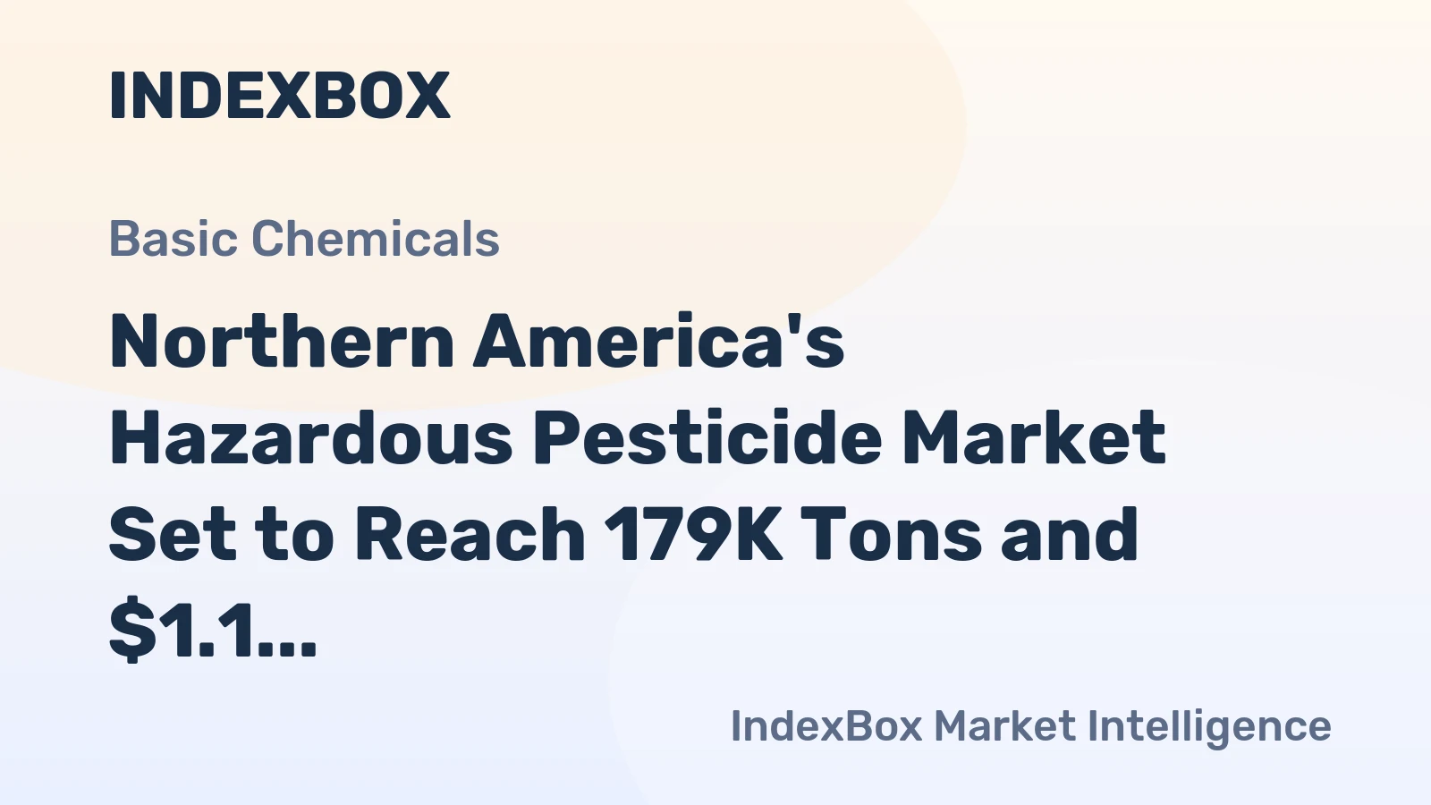 Northern America's Hazardous Pesticide Market Set to Reach 179K Tons and $1.1 Billion