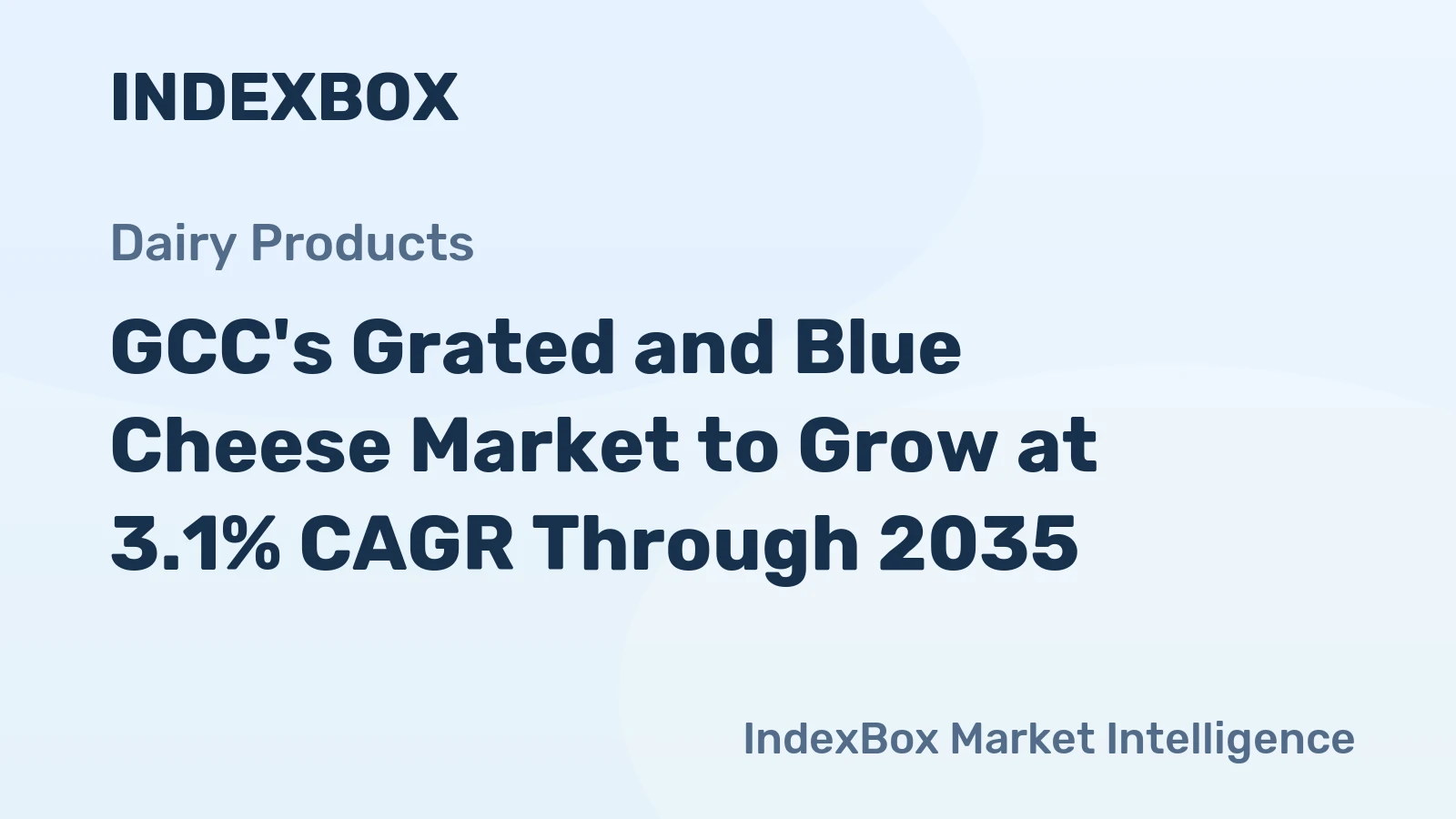 GCC's Grated and Blue Cheese Market to Grow at 3.1% CAGR Through 2035