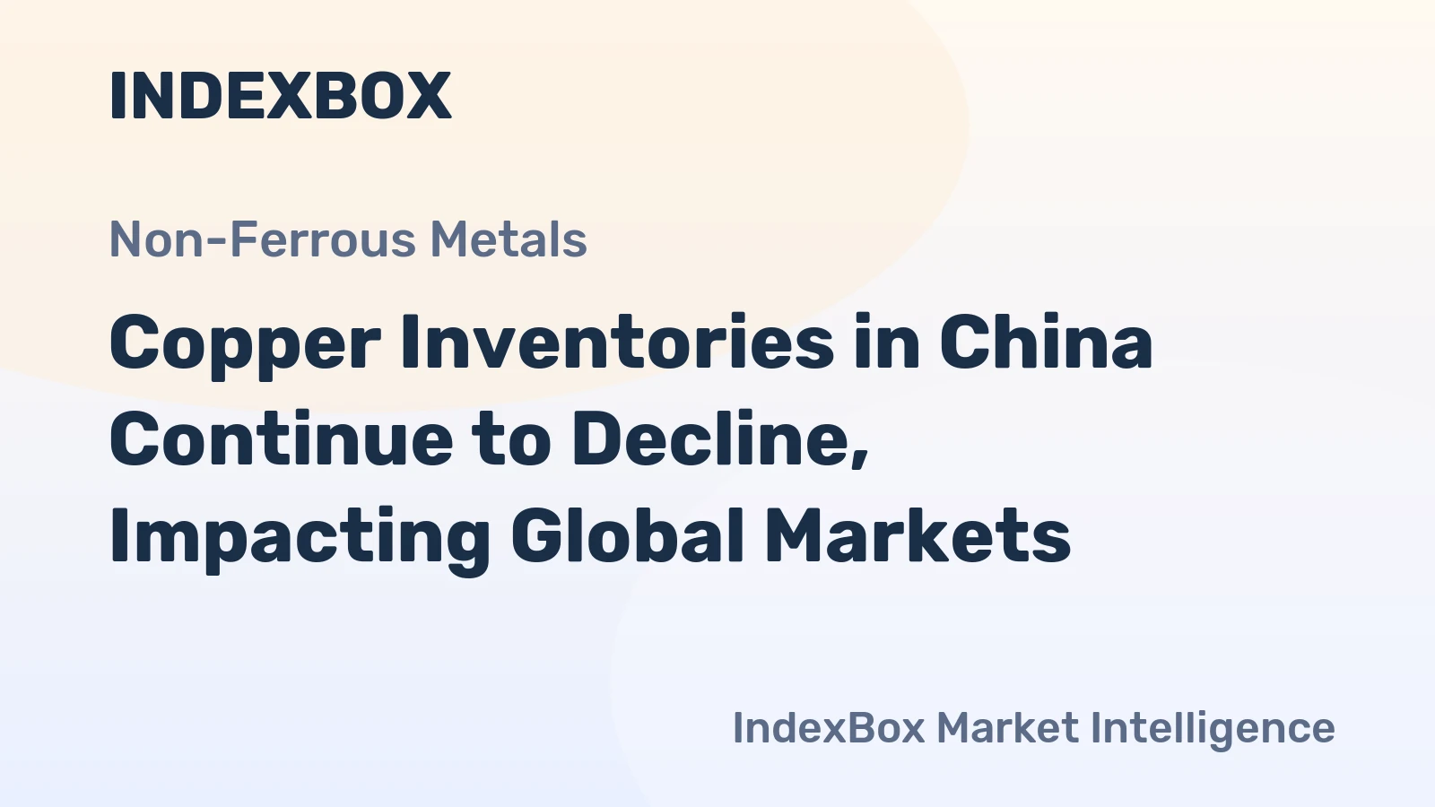 Copper Inventories in China Continue to Decline, Impacting Global Markets