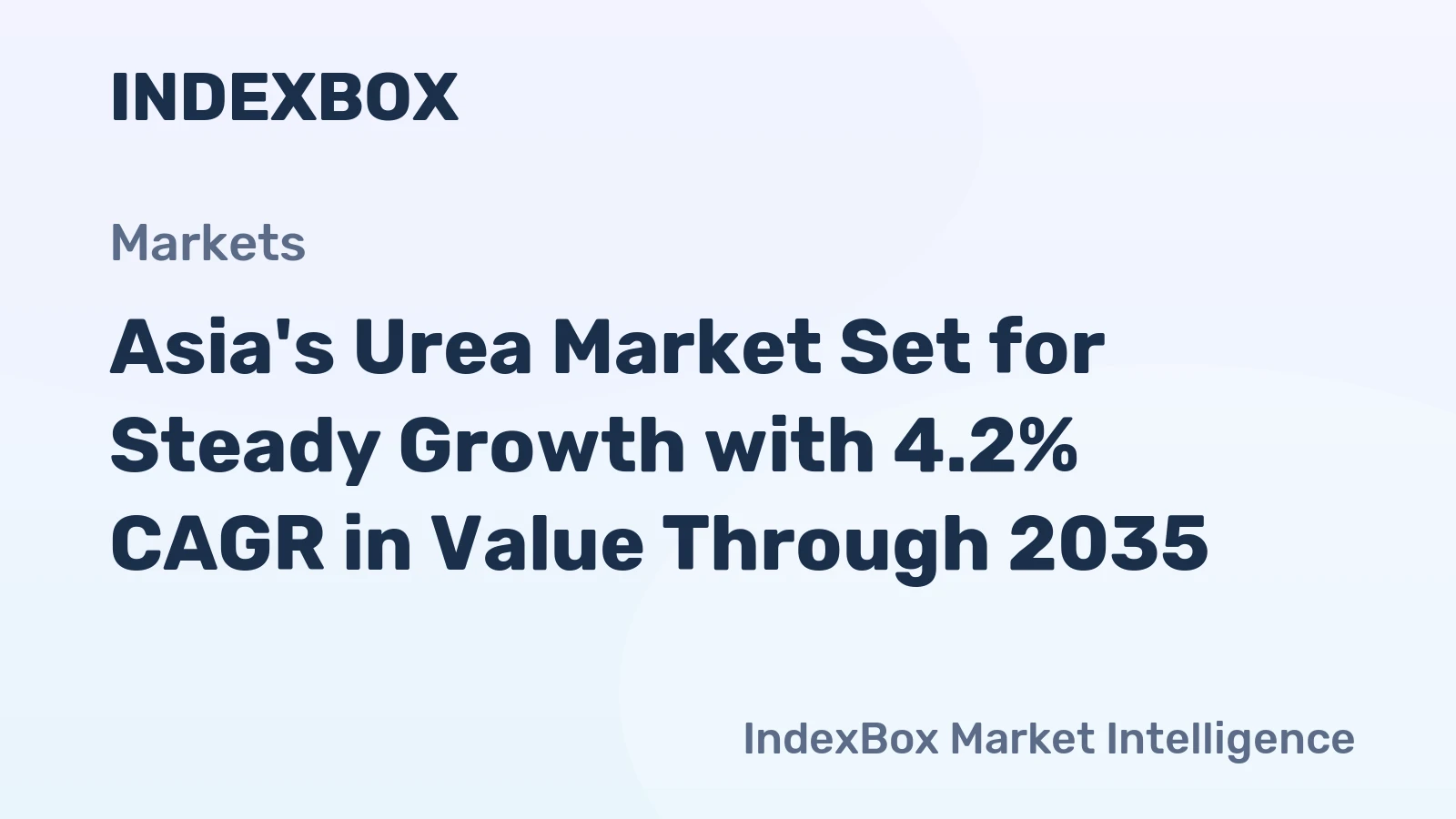 Asia's Urea Market Set for Steady Growth with 4.2% CAGR in Value Through 2035
